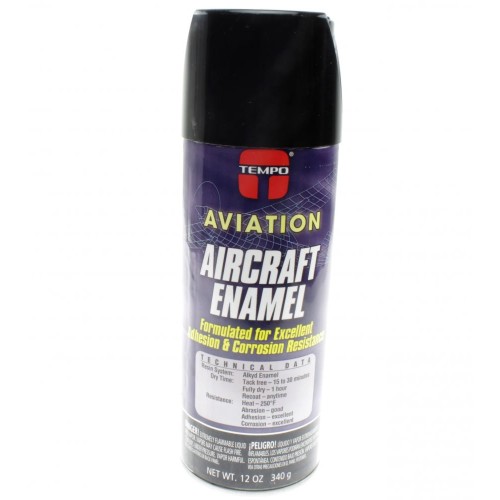 Aircraft Engine Enamel- Gloss Black